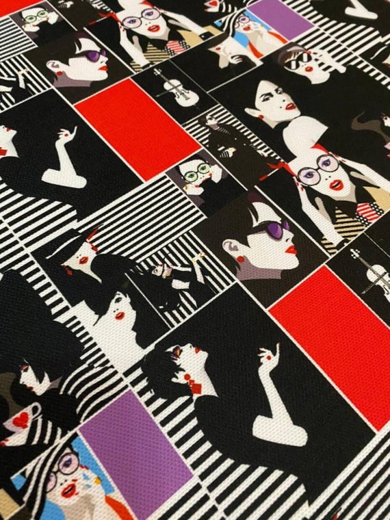 Pop Art African Women,Digital Print Upholstery Fabric Visual Arts ...