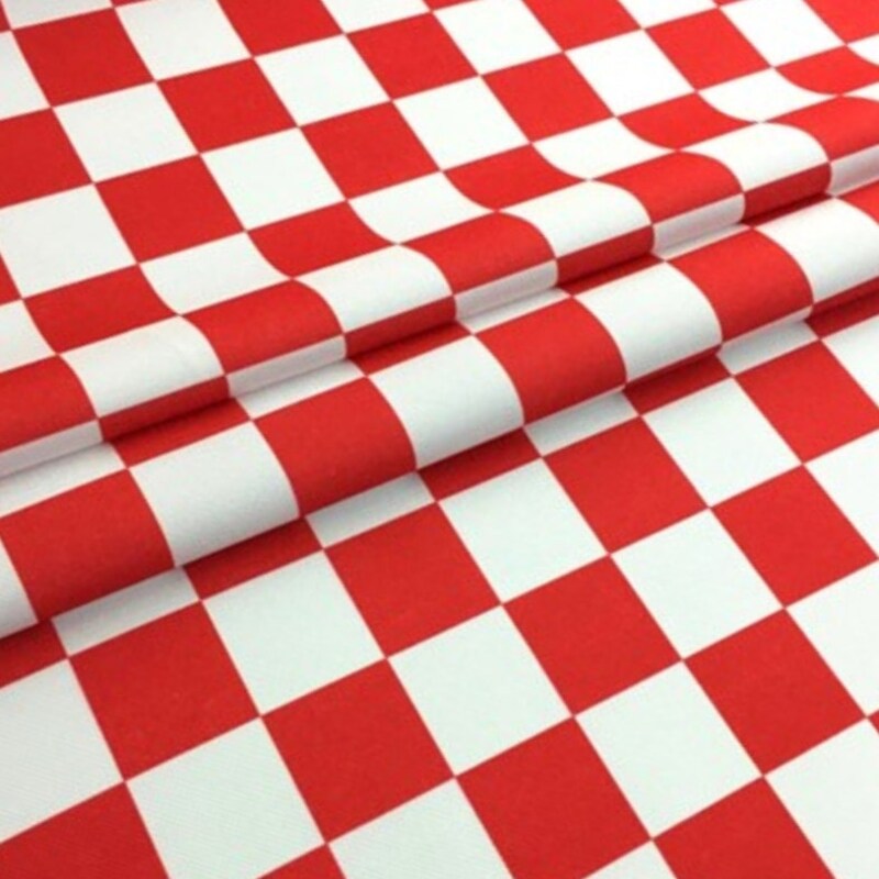 Red and White Fabric - Etsy