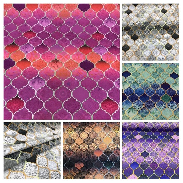 Mediterranean Fabric - Etsy