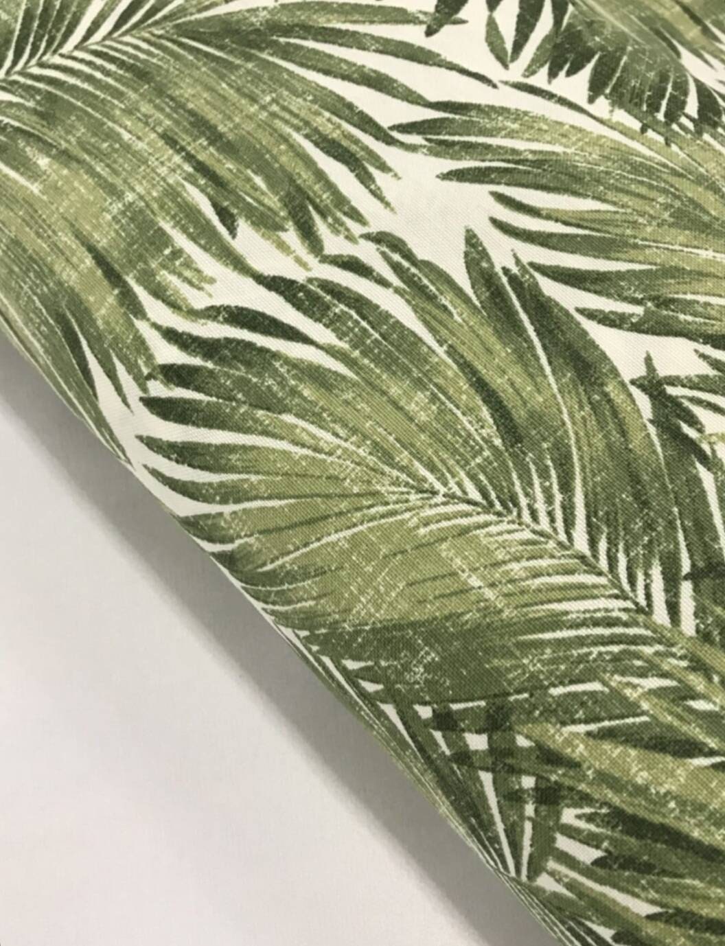 Palm Leaf Fabric by the Yard Botanical Upholstery Fabric - Etsy UK