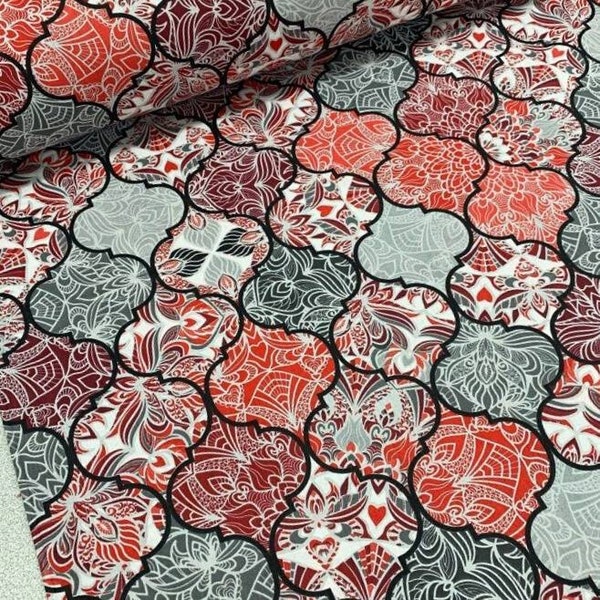 Moroccan Tiles Fabric Marrakesh Wall Tile by Penguinhouse Marrakesh ...