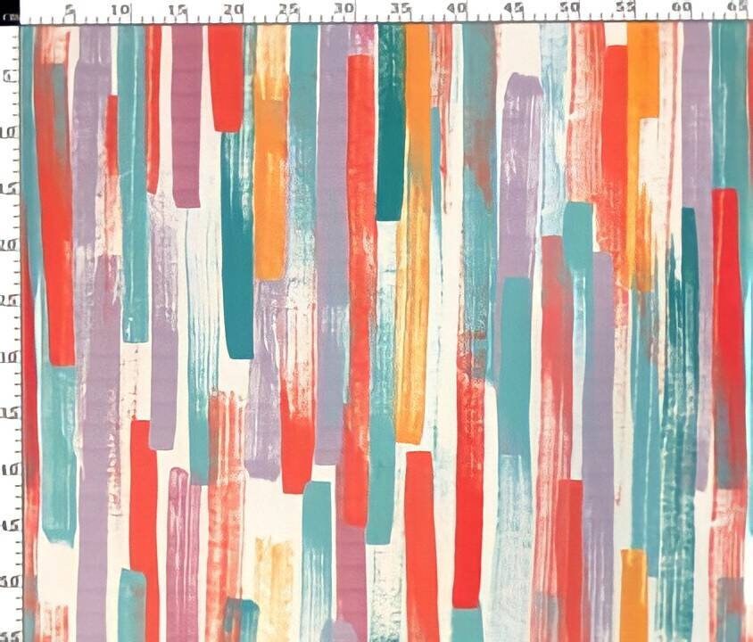 Colorful Stripes Boho Fabric by Yard Bohemian Upholstery - Etsy