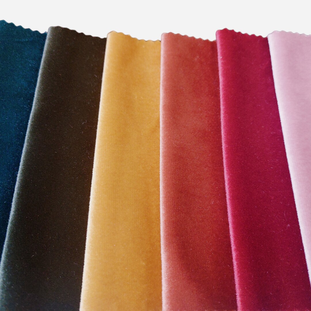 Laminated Velvet Upholstery Fabric: Pet-friendly, Semi-matte, 55" Wide ...