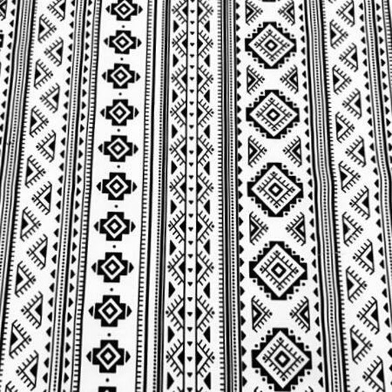 Black And White Aztec Design