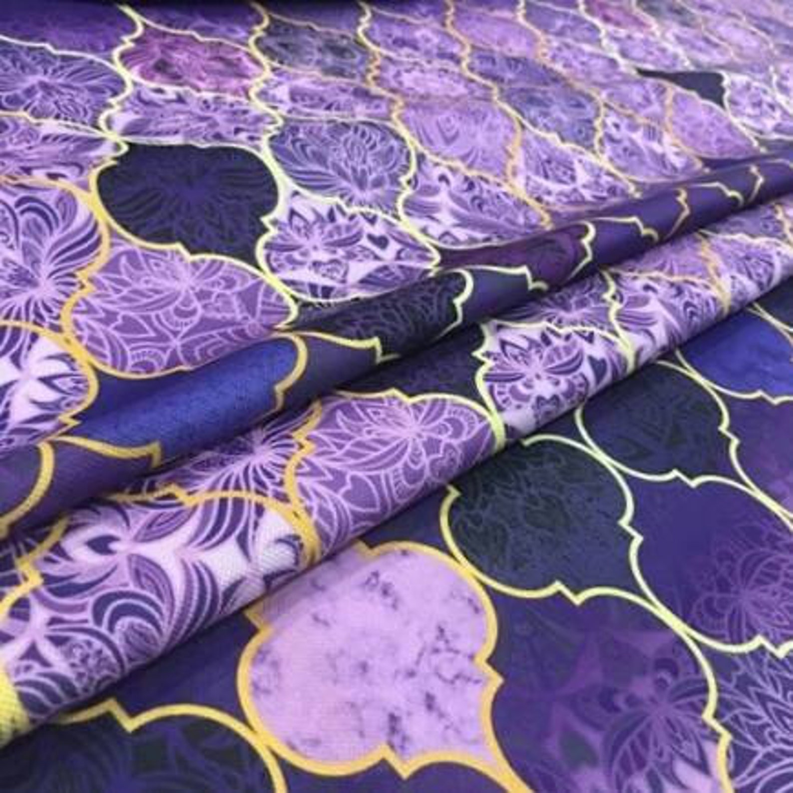 Moroccan Upholstery Fabric by the Yard Geometric - Etsy