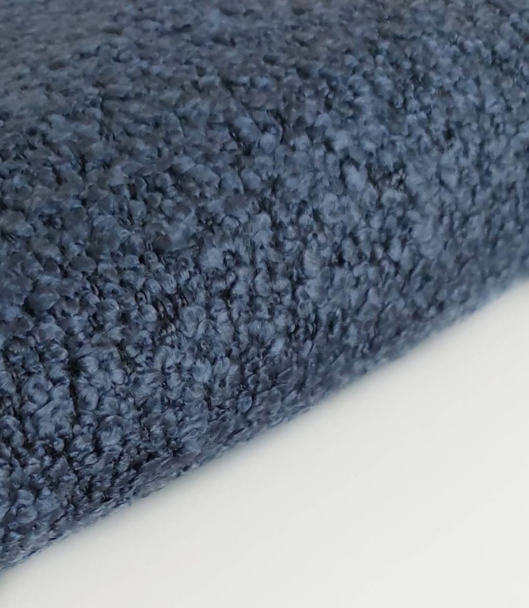 Heavy Navy Blue Boucle Upholstery Fabric, Luxury Couch Chair Material ...
