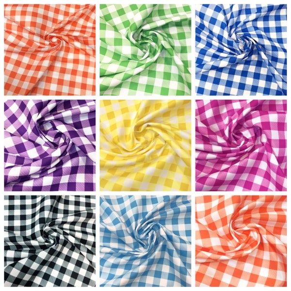 Gingham Upholstery Fabric - Etsy