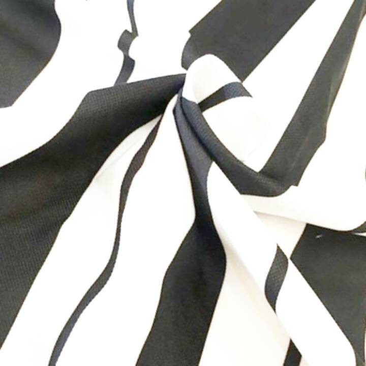 Black and White Striped Fabric by Yard Upholstery Fabric | Etsy