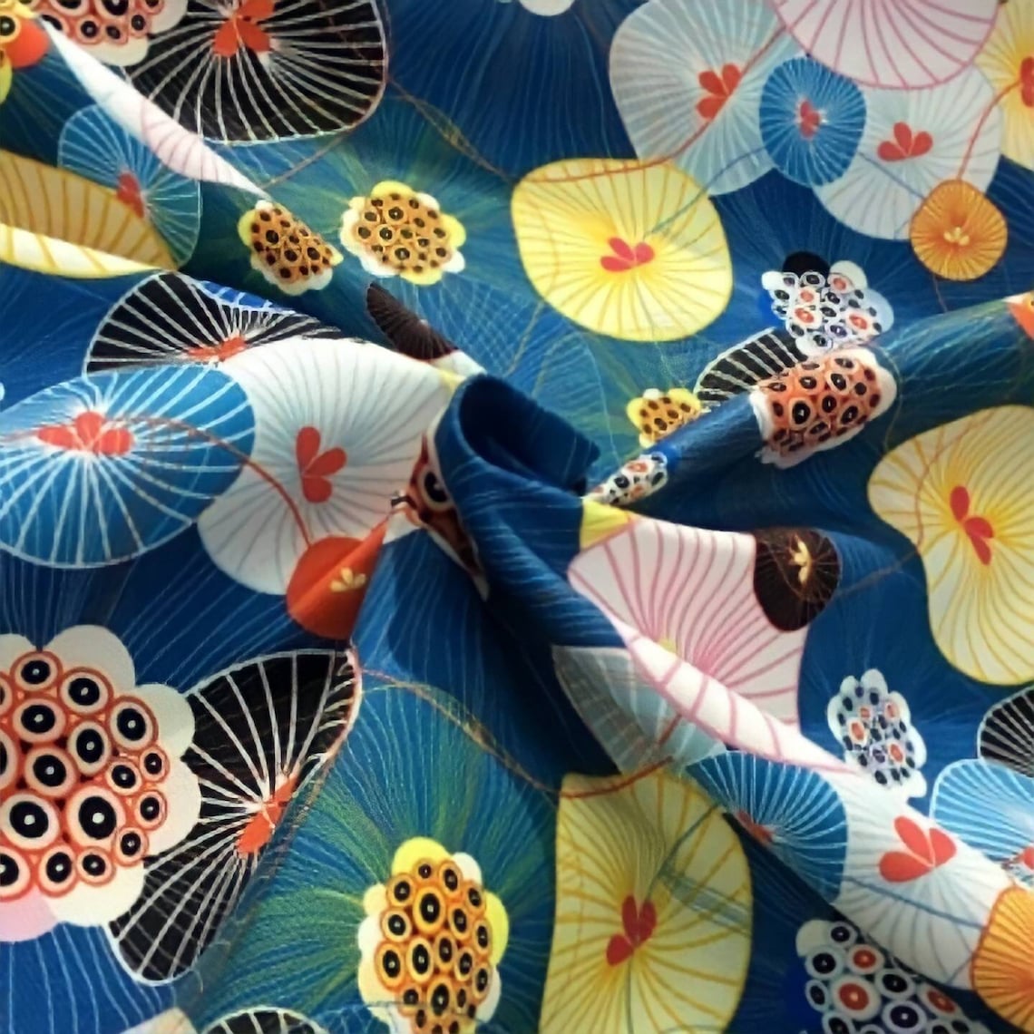 Abstract Art Print Fabric Upholstery Fabric by the Yard - Etsy