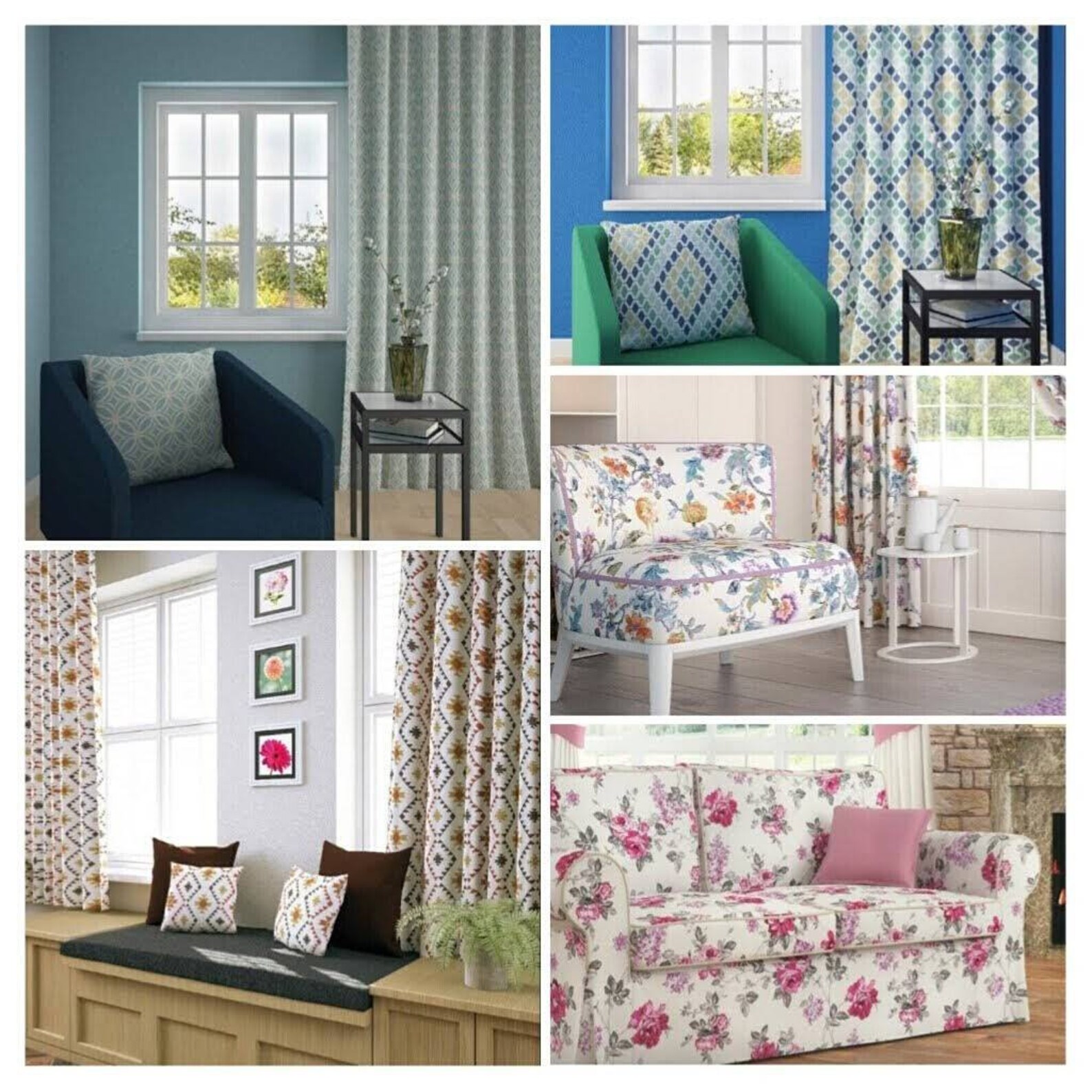 Farmhouse Cottage Floral Fabric Roses Upholstery Fabric by - Etsy