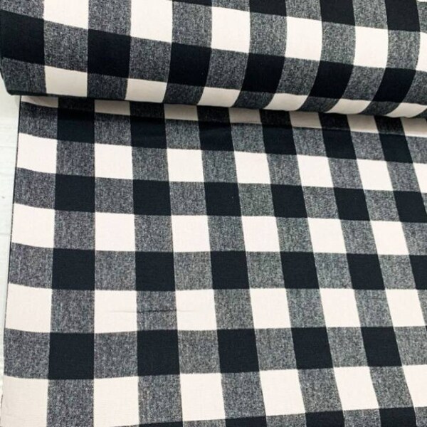 Large Buffalo Check Fabric - Etsy