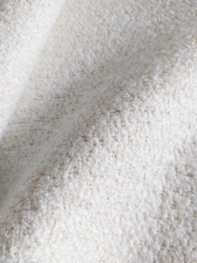 Cream Boucle Fabric by the Yard Heavy Upholstery Fabric | Etsy