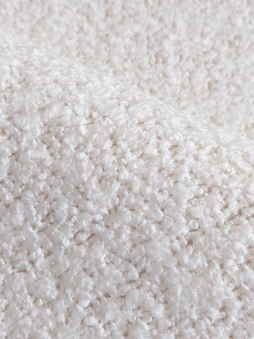 Cream Boucle Upholstery Fabric by the Yard, Heavy Woven Texture - Etsy