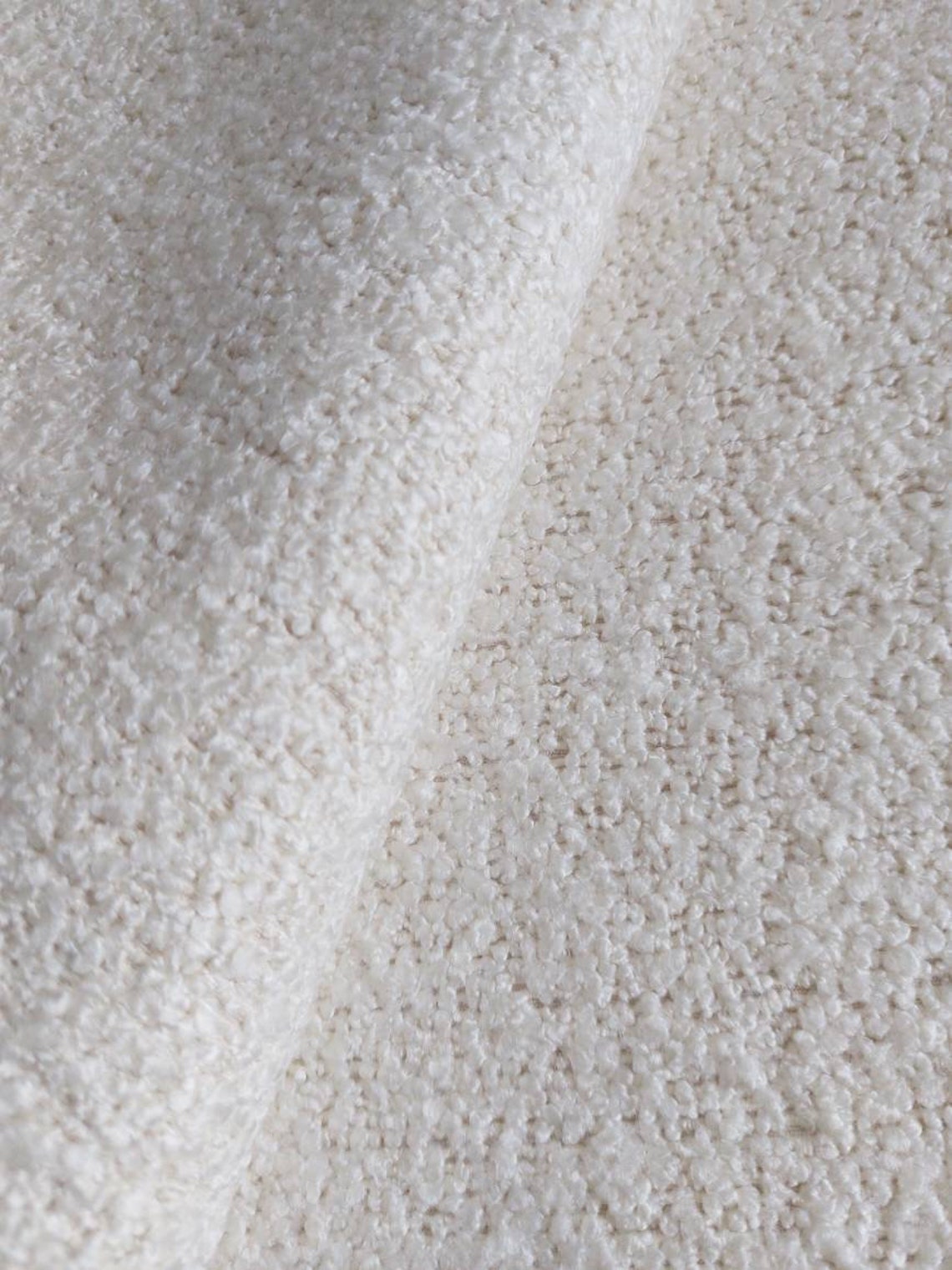 Cream Boucle Fabric by the Yard Heavy Upholstery Fabric - Etsy