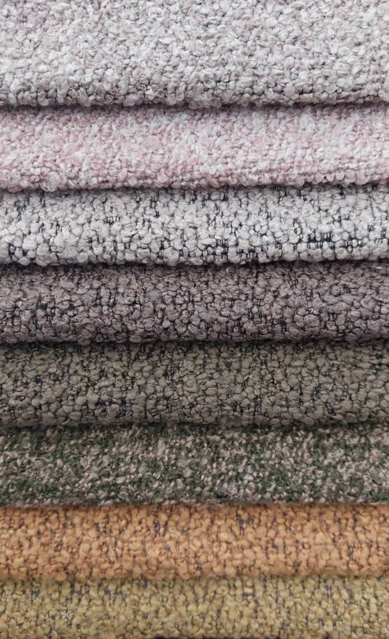 Heavy Boucle Fabric, Woven Upholstery Fabric, 75% Acrylic - Etsy