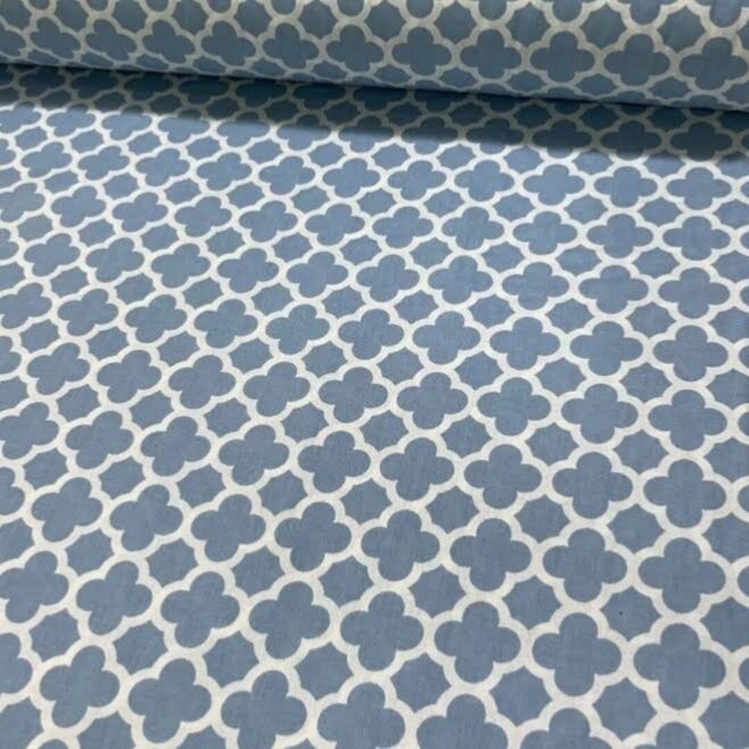 4 Colors Moroccan Print Fabric, Ethnic Cotton Fabric, Extra Wide 94 ...