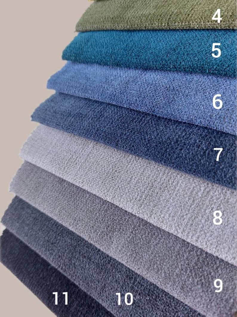 Water Repellent Chenille Fabric, Solid Woven Upholstery, Home Decor ...