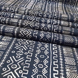 Aztec Fabric for Upholstery, Southwestern Fabric by the Yard, Geometric ...
