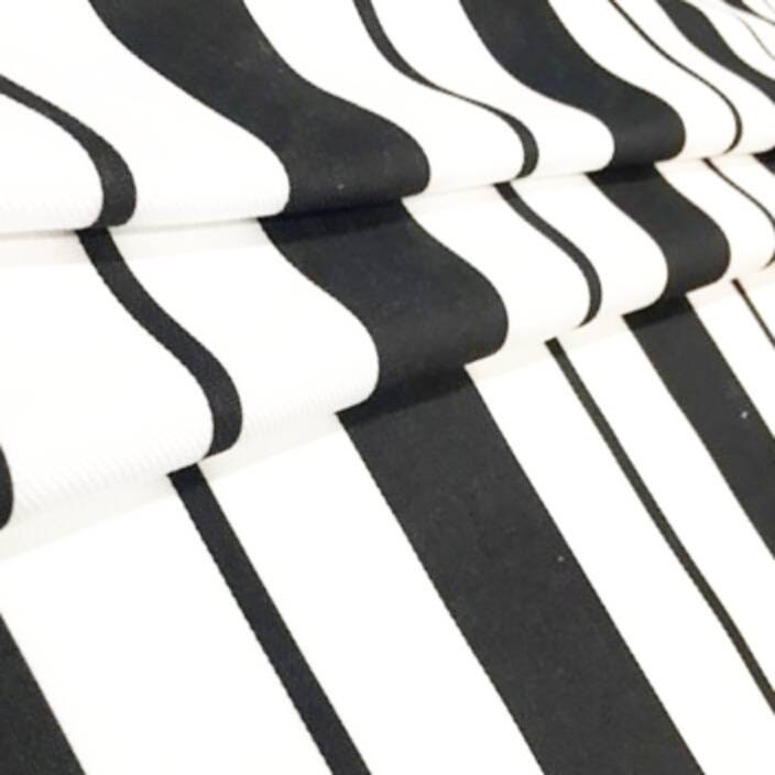 Black and White Striped Fabric by Yard Upholstery Fabric | Etsy