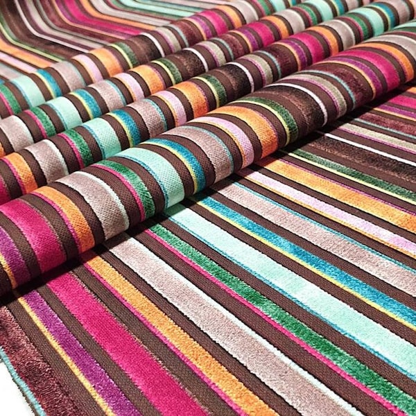 Boho Striped Fabric - Etsy