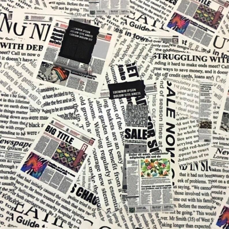 Newspaper Fabric Pop Art Print Upholstery Fabric by the Yard - Etsy