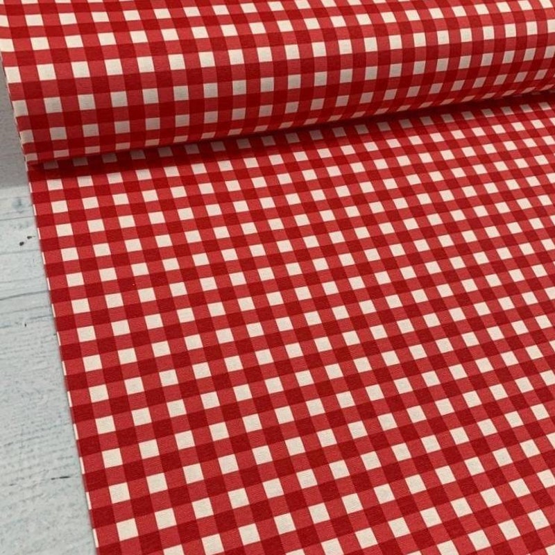 Gingham Upholstery Fabric - Etsy UK