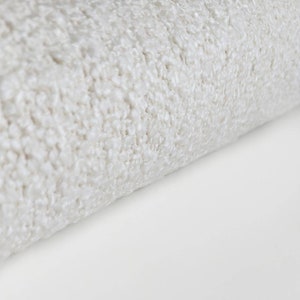 Cream Boucle Upholstery Fabric by the Yard, Heavy Woven Texture - Etsy