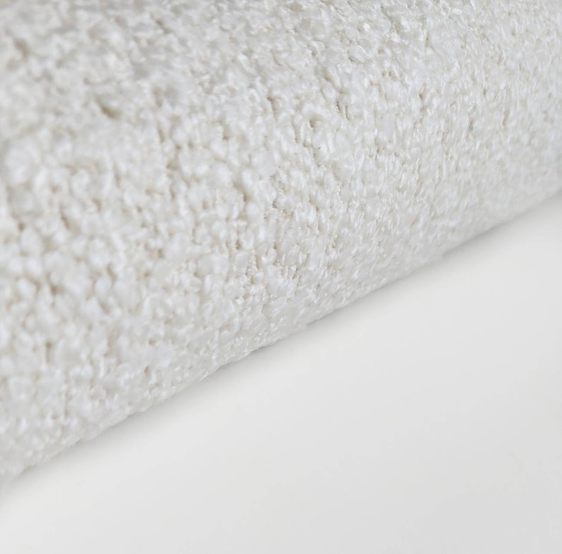 Cream Boucle Fabric by the Yard Heavy Upholstery Fabric | Etsy