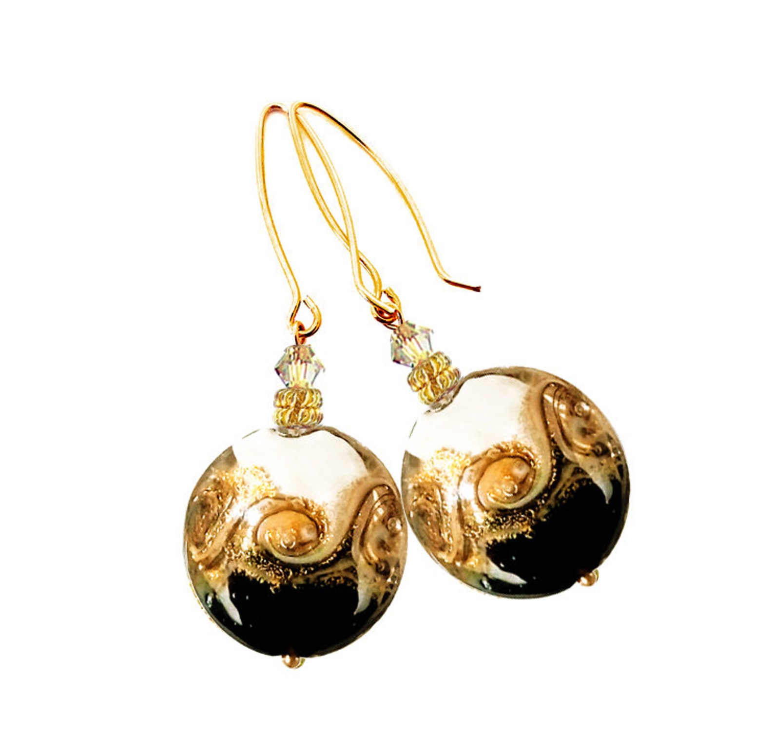 Murano Glass Earrings by I Love Murano ’venetian Wave', Murano Glass ...