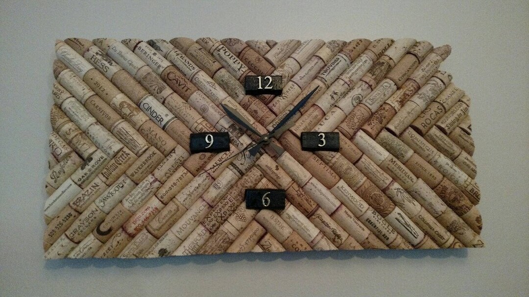 Kansas Wine Cork State Map Clock - Etsy