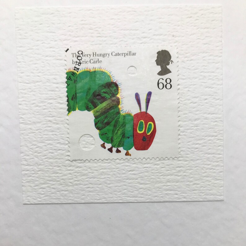 Various Children's Books Postage Stamp Cards, Handmade, **FREE Postage ...