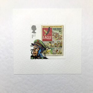Various Children's Comics Postage Stamp Greetings Cards, Handmade ...
