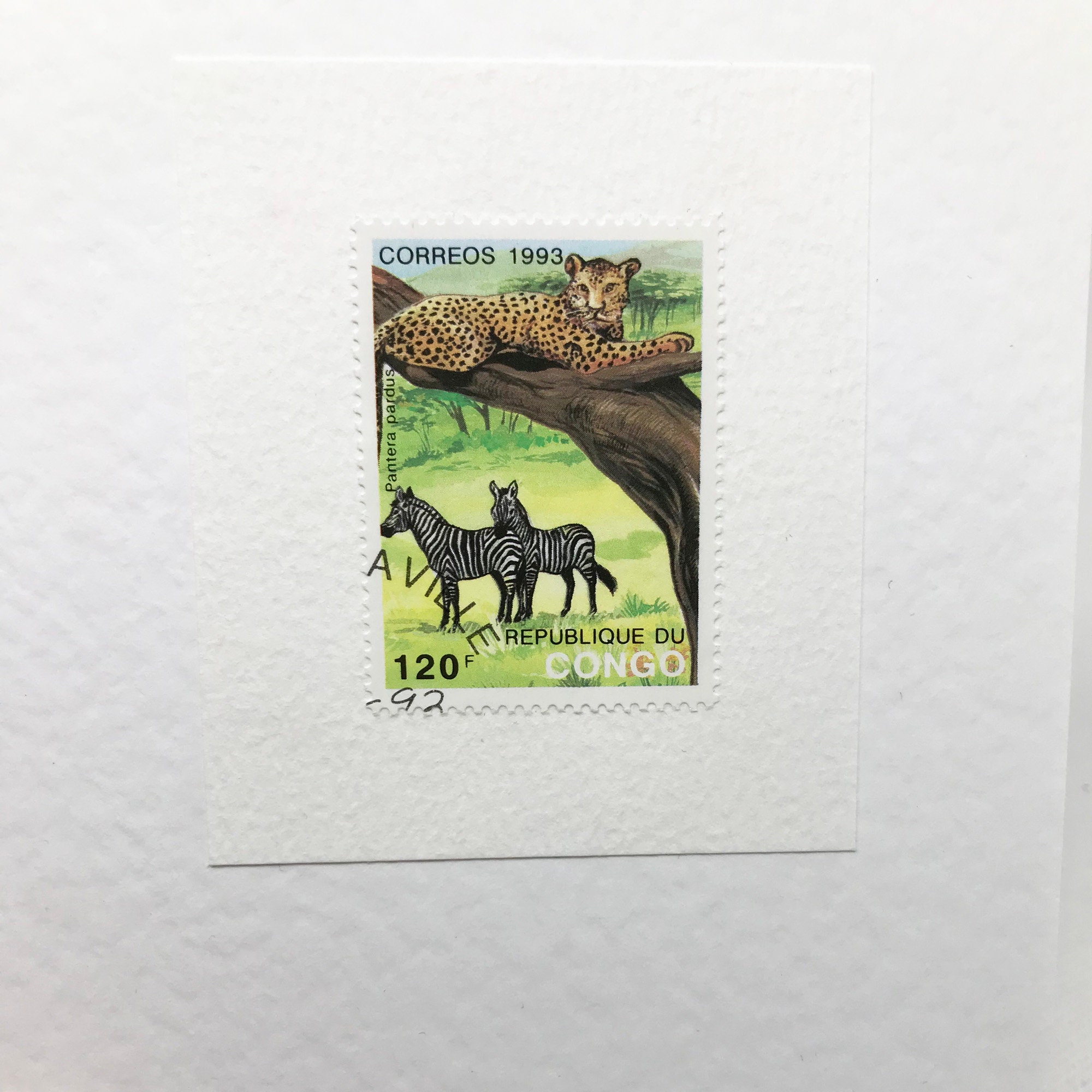 Various Animals Postage Stamp Cards, Handmade, **FREE Postage on Any 3 ...