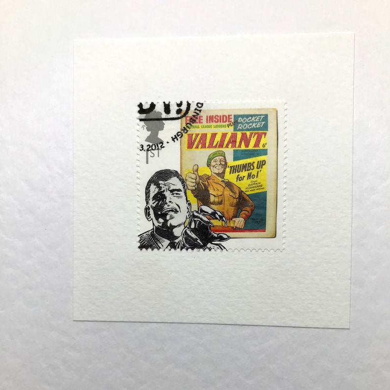 Various Children's Comics Postage Stamp Greetings Cards, Handmade ...