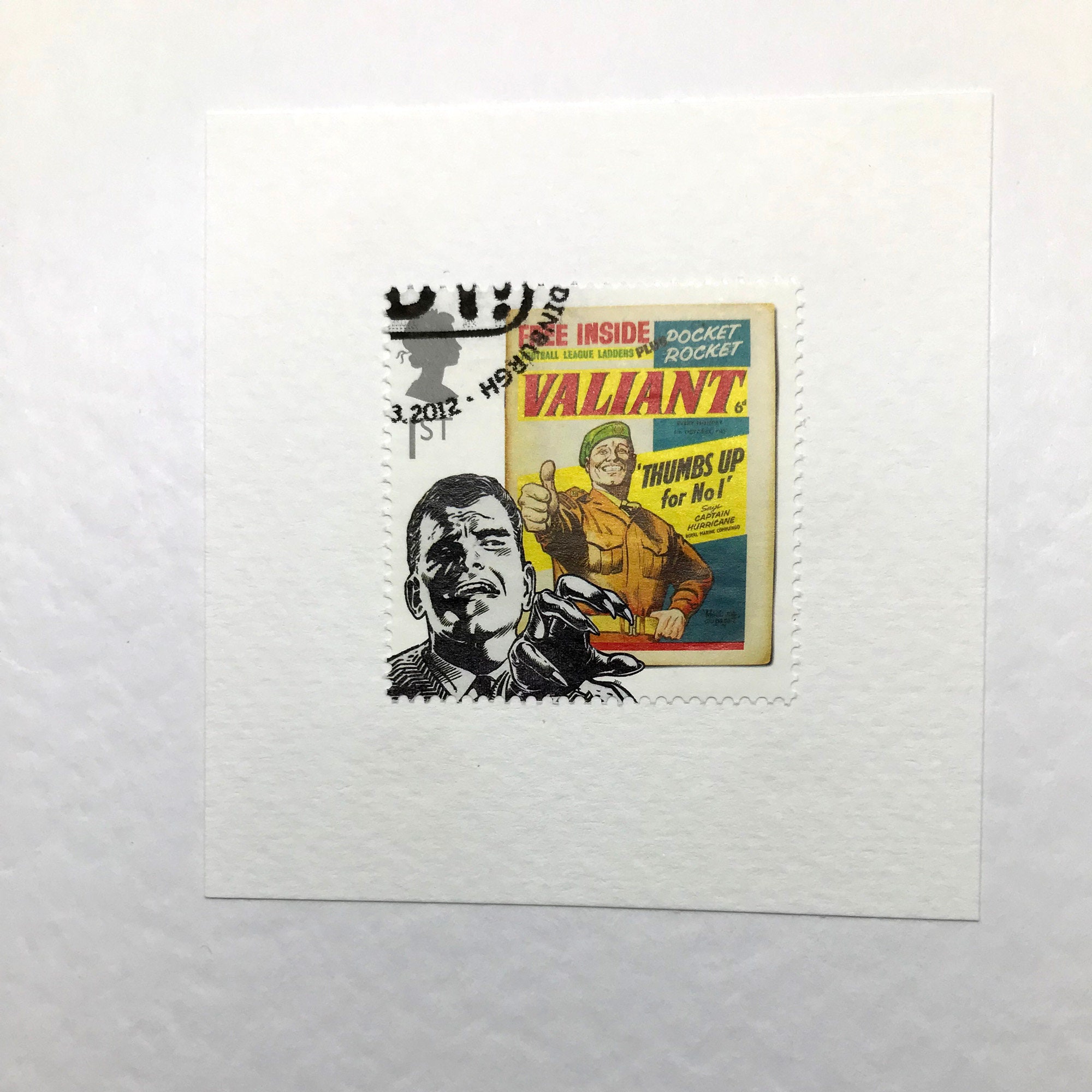 Various Children's Comics Postage Stamp Greetings Cards, Handmade ...