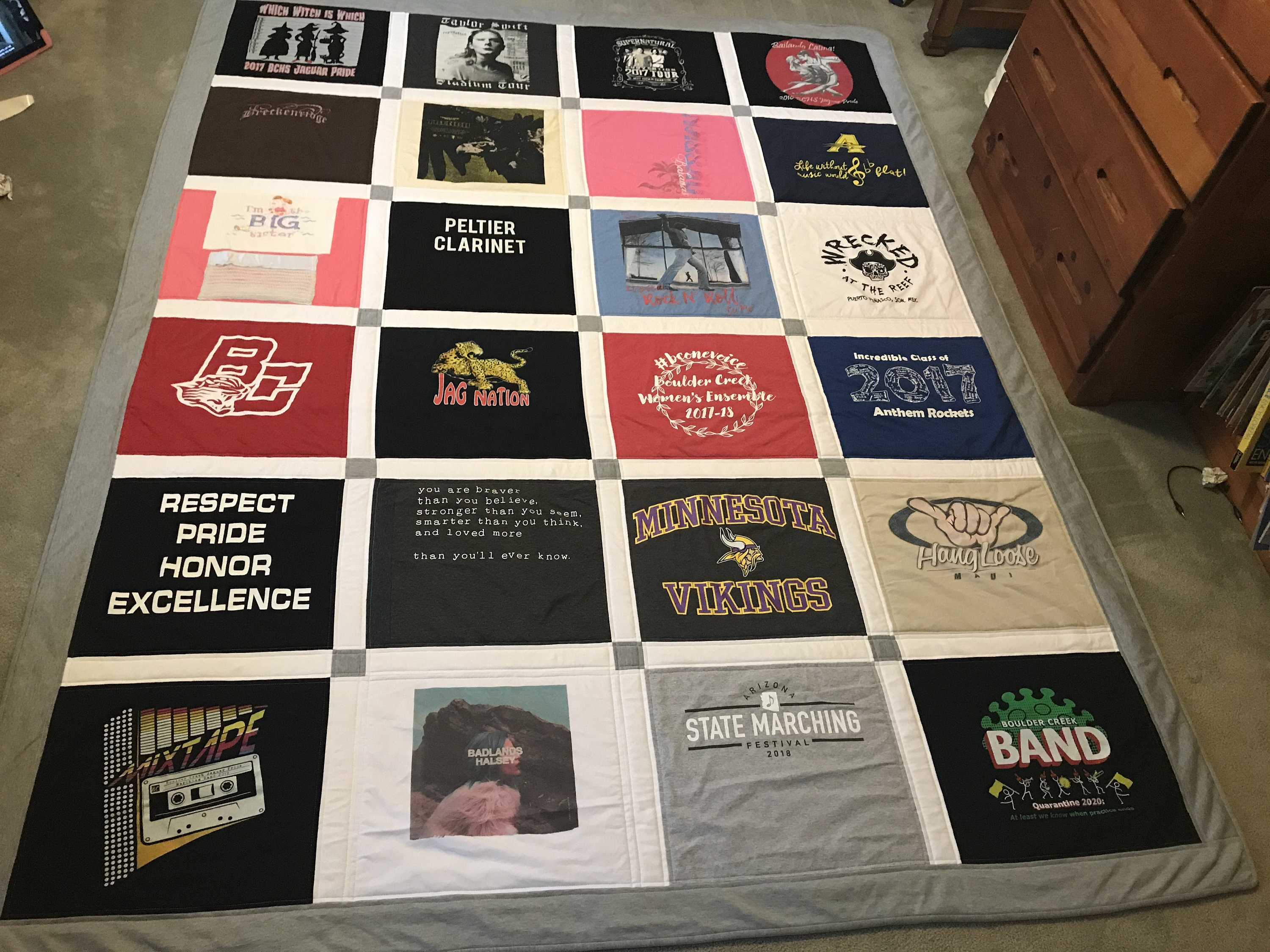 Custom Tshirt Quilt - Etsy