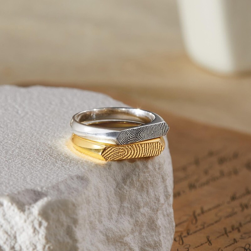 Fingerprint Ring - Etsy