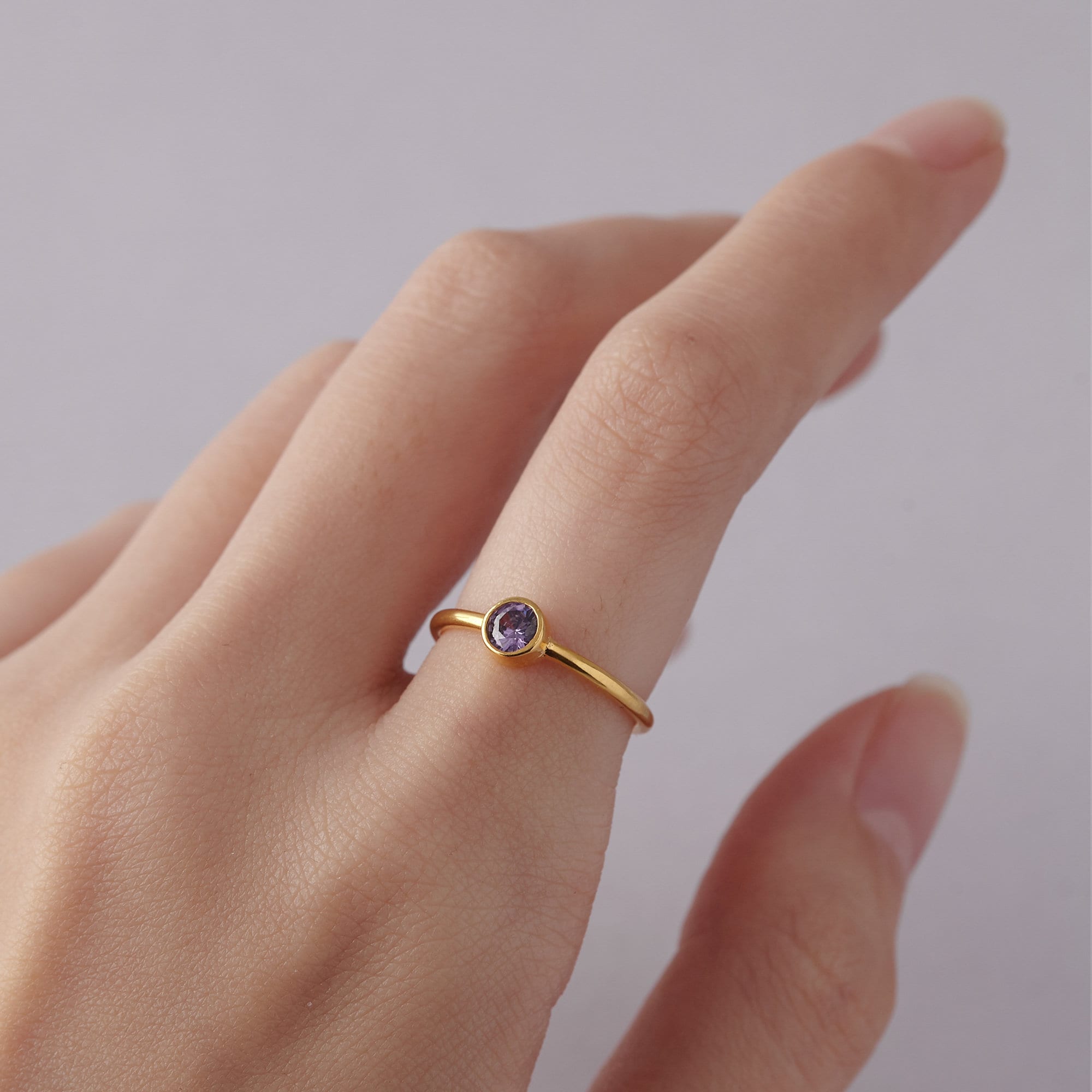 Stacking Rings Birthstones Stackable Mom Rings Birthstone | Etsy