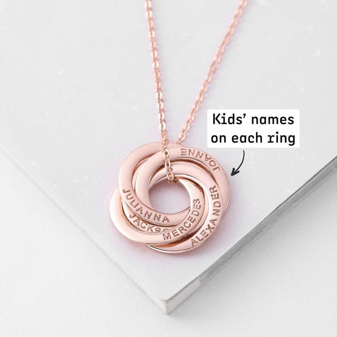 Mothers Necklace Gift for Mom Kids Name Necklace Mom - Etsy
