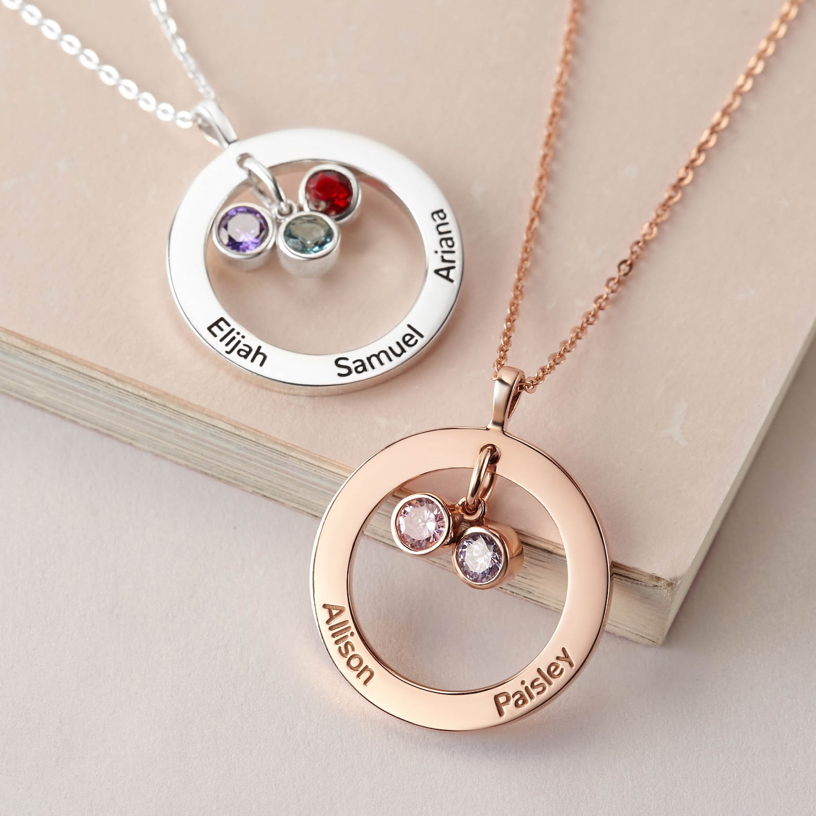 Mother Birthstone Necklace Mom Necklace Birthstone Mom | Etsy