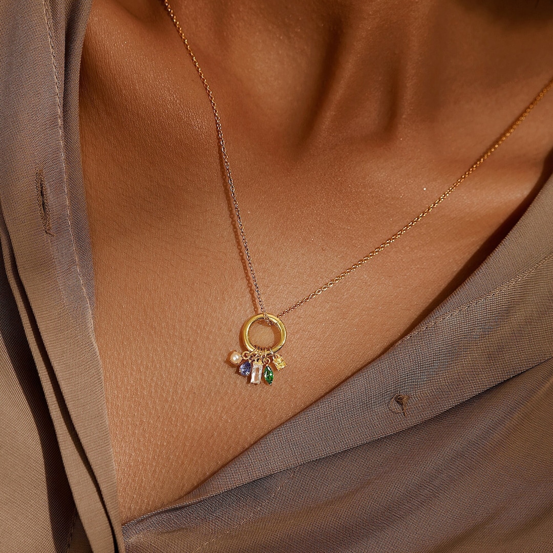 Personalized Mother Jewelry, Mom Jewelry, Birthstone Necklace, Mom ...
