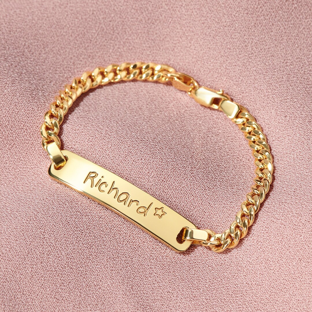 Baby Name Bracelet, Toddler Bracelet, Gifts for Baby, Baby Shower Gift ...