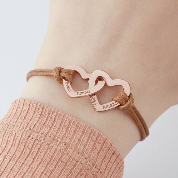 New Mom Bracelet Mom Bracelet Mom Jewelry Heart Name | Etsy