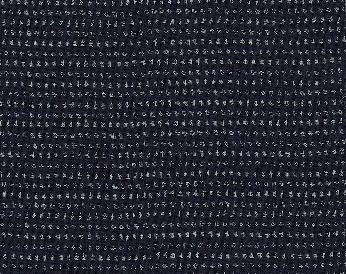 Printed Indigo Fabric Traditional Japanese Pattern 17 100% Cotton 110cm ...