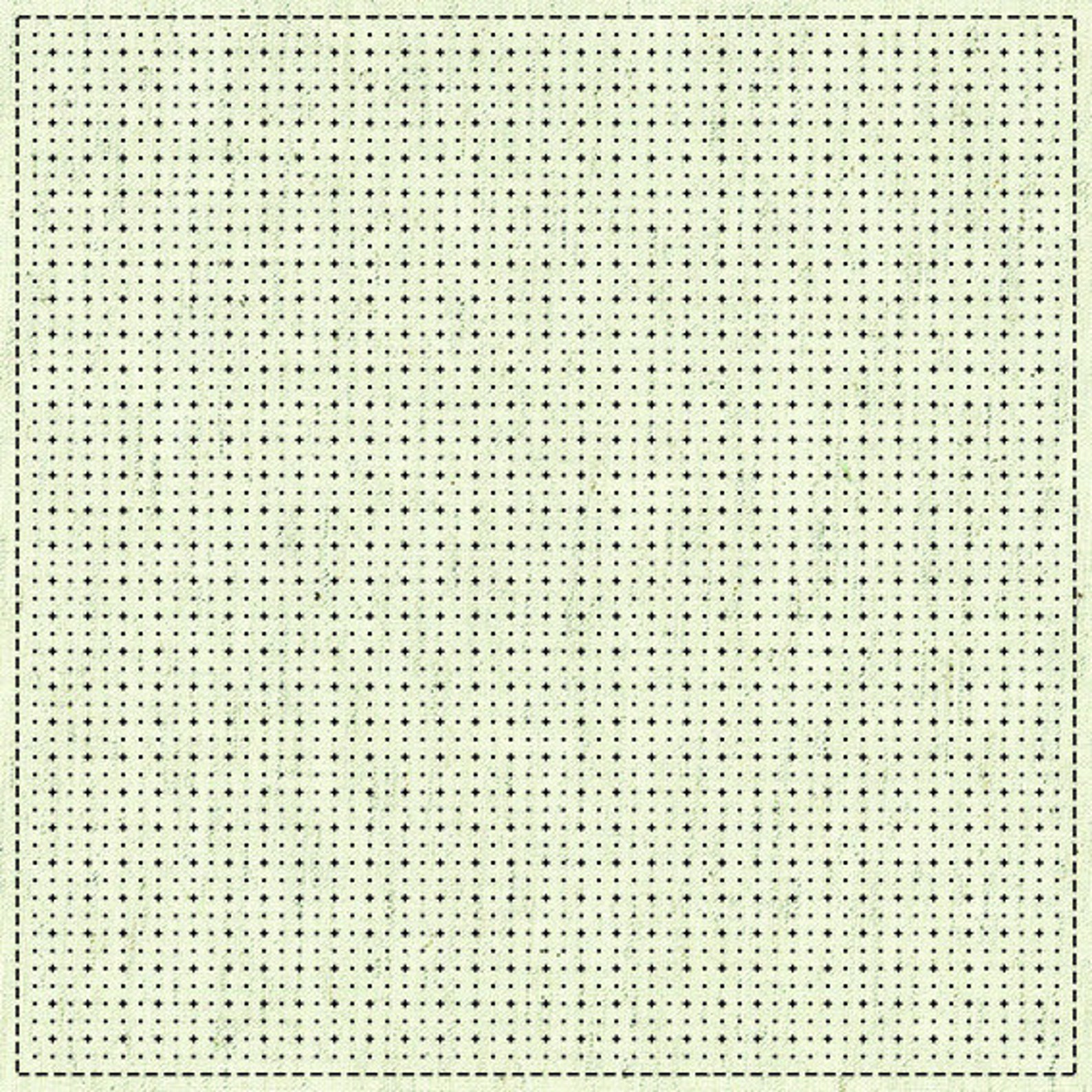 Sashiko Cloth - One Stitch Sashiko - Grid 1 - Hand Printed With Water ...
