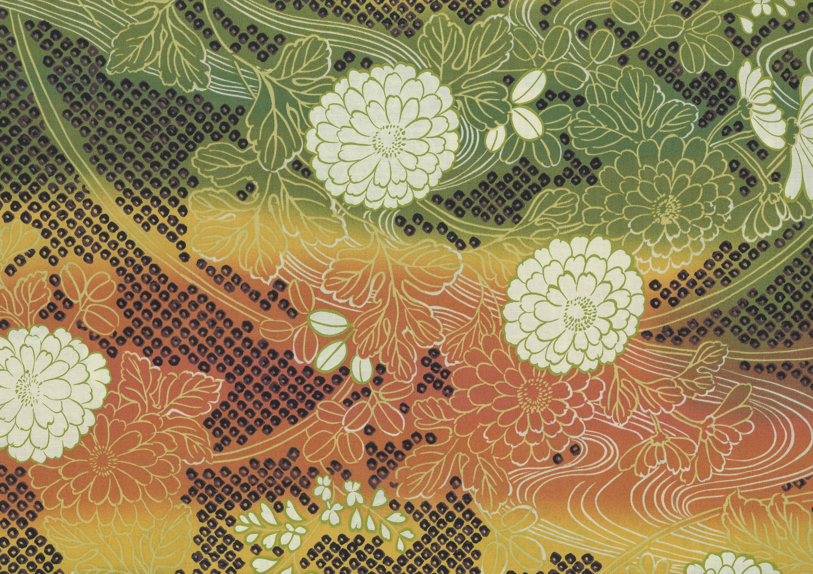 Naomi Collection - Traditional Japanese Pattern - 100% Cotton - 110cm ...