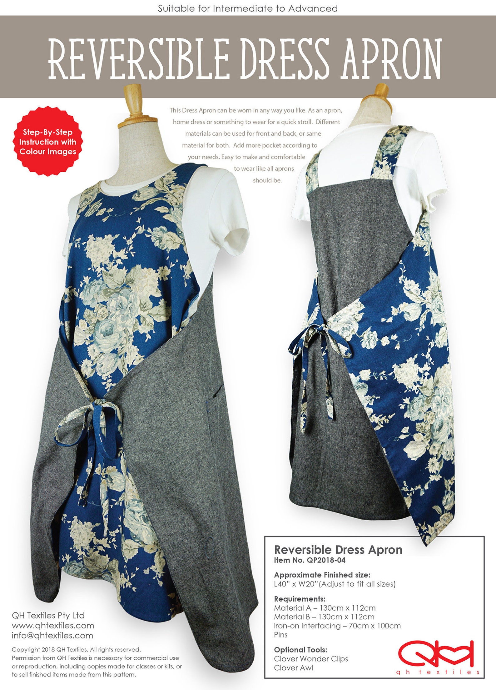 Reversible Dress Apron - Etsy