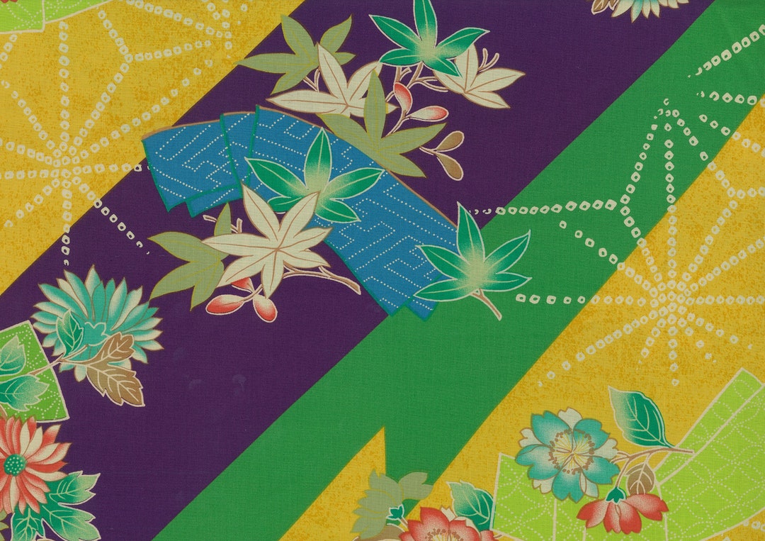 Naomi Collection - Traditional Japanese Pattern - 100% Cotton - 110cm ...