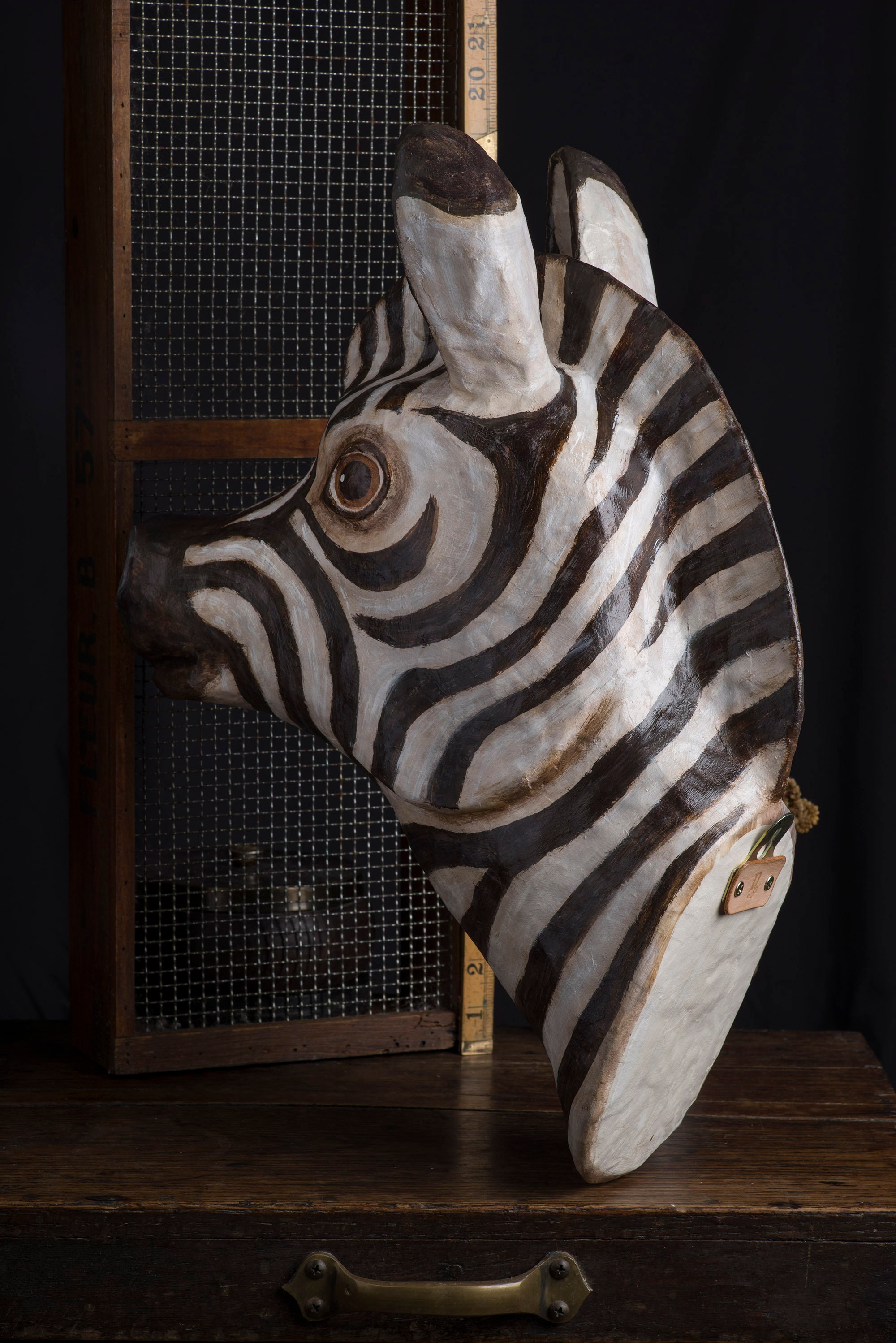 Paper Mache, Zebra, Head Wall Mount, Home Decor, Animal Head, Wall ...