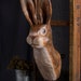 Paper Mache Rabbit Head Wall Mount Home Decor Animal Head - Etsy